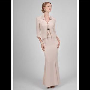 Daymor Couture | Dresses | Alexander By Daymor Dress 48new Champagnenwt ...